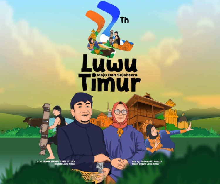 Luwu Timur Rayakan Hari Jadi ke-22, Simak Makna Logo dan Tema HUT Lutim ...